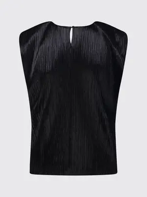 FORTE_FORTE Sleeveless Pleated Top - Black