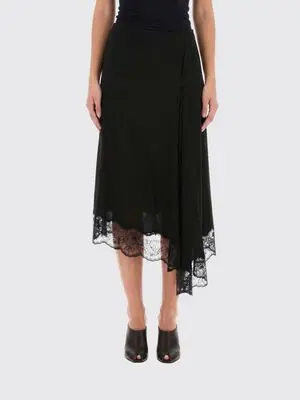 Alexander McQueen Lace Trim Skirt