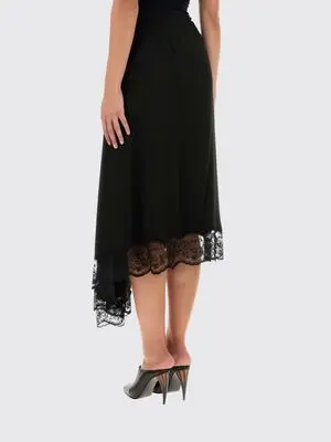 Alexander McQueen Lace Trim Skirt