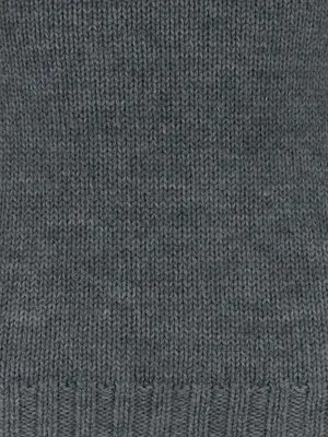 JIL SANDER Ribbed V-neck Pullover - Grey