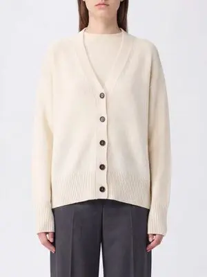 JIL SANDER Pure Cashmere V-neck Button-up Cardigan - Ivory