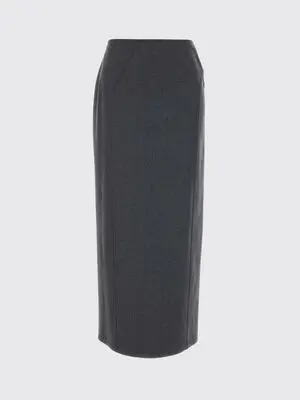 JIL SANDER High-waisted Midi Pencil Skirt - Grey 1