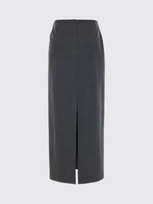 JIL SANDER High-waisted Midi Pencil Skirt - Grey 1