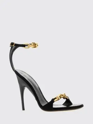 Balenciaga High Heel Sandals With Chain Detail