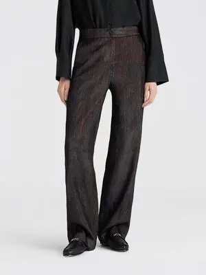Momoni Wide Leg Trousers - Black