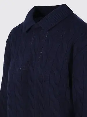 Polo Ralph Lauren Cable Knit Collared Sweater