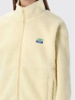 American Vintage Fleece Zip Up Jacket - Beige