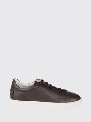 TOD'S Leather Lace-up Sneakers - Brown