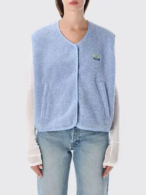 American Vintage Padded Fleece Vest - Blue