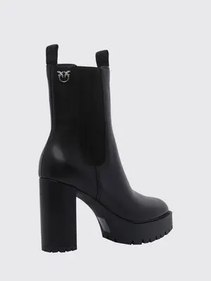 Pinko Leather Platform Chelsea Boots