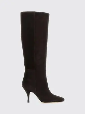 SEMICOUTURE Suede Stiletto Heel Knee-high Boots
