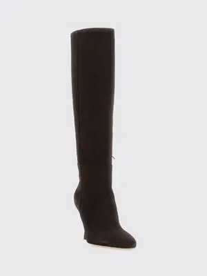 SEMICOUTURE Suede Stiletto Heel Knee-high Boots