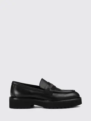 DOUCAL'S Leather Loafer - Black
