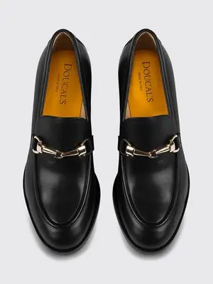 DOUCAL'S Horsebit Loafer - Black