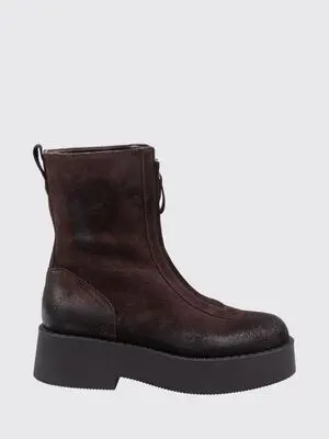 Premiata Zip Up Platform Boots - Brown