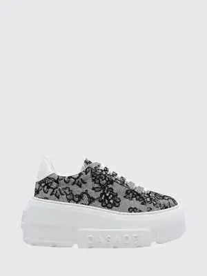 Casadei Lace-up Platform Sneakers - Silver