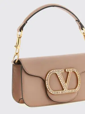 Valentino Garavani Crystal Vlogo Mini Handbag - Pink