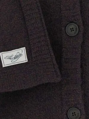 Attico Cardigan With Integrated Scarf