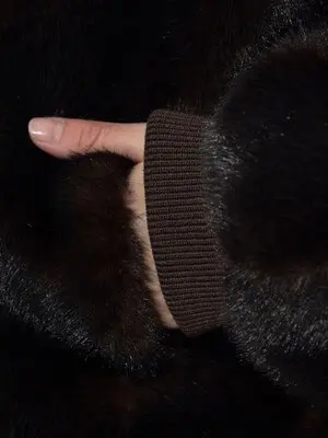 MAISON MARGIELA Faux Fur Jacket