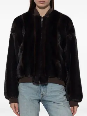 MAISON MARGIELA Faux Fur Jacket