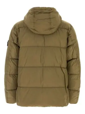 Stone Island Logo Nylon Blouson Jacket - Green