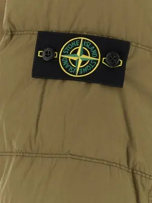 Stone Island Logo Nylon Blouson Jacket - Green