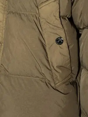 Stone Island Hooded Down Bomber Jacket