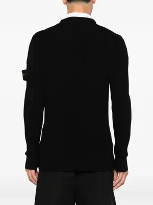Stone Island Wool Sweater - Black