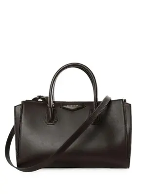 Givenchy Antigona Catchall Small Leather Handbag - Brown