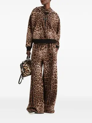 Dolce & Gabbana Leo Print Cotton Hoodie