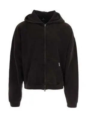 REPRESENT Zip-up Hoodie Sweatshirt - Coffee