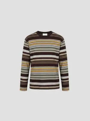 Dries Van Noten Striped Long Sleeve T-shirt