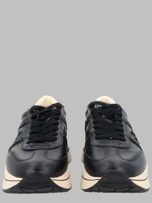 Premiata Low-top Lace-up Sneakers - Black