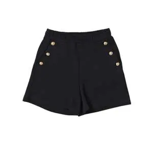 Balmain Knit Mini Shorts For Stylish Comfort - Black
