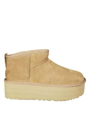 UGG UGG Classic Ultra Mini Platform Boots Marrone
