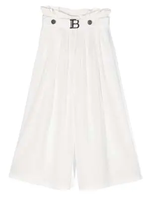 Balmain Tailored Trousers With Belted Waist
