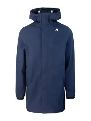K-WAY Thomas Hooded Jacket - Blue Depth-blue Depth