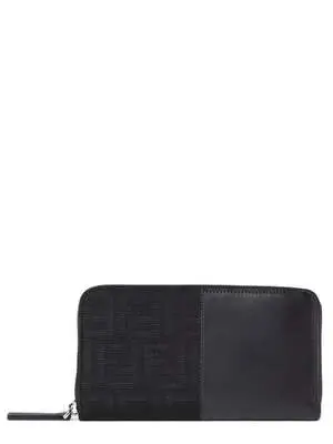 Fendi Zip-around Mini Wallet - Nero