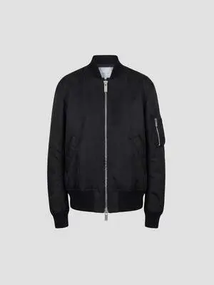 Sacai Nylon Twill Blouson Jacket - Black