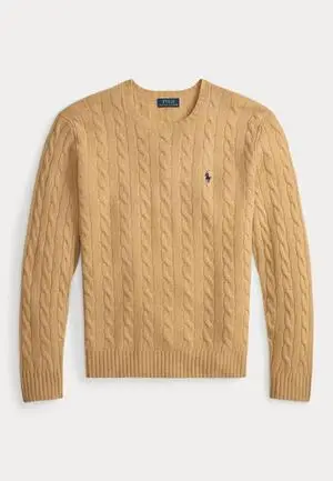 Polo Ralph Lauren Knitted T-shirt Medium - Medium Beige