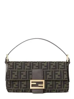 Fendi Baguette Jacquard Mini Bag - Tabmoroebn