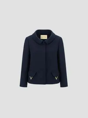 Valentino Garavani Couture Mini Solid Jacket - Black