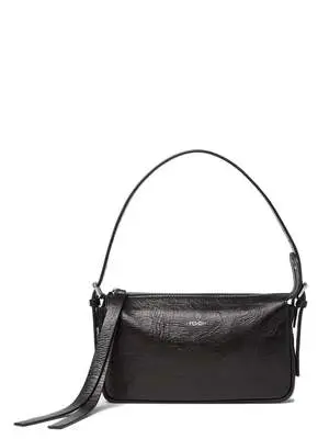 Fendi Zip-top Mini Baguette Bag - Nero