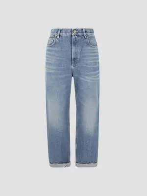 GOLDEN GOOSE Medium Stone Washed Kim Jacket - Blue