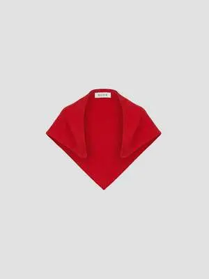 RÓHE Mini Triangle Scarf - Red