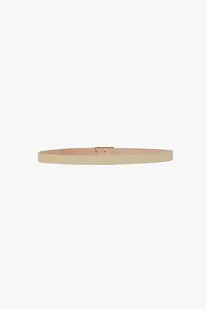 Victoria Beckham Dorian Frame Belt Grainy Calf Leather - Ivory
