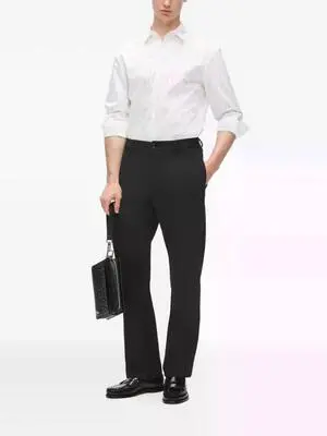 Karl Lagerfeld Monogram Rhinestone Shirt - White