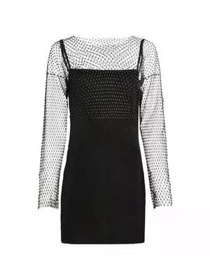 KARL LAGERFELD Rhinestone-embellished Mini Dress