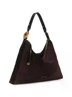 Etro Large Suede Rosette Bag