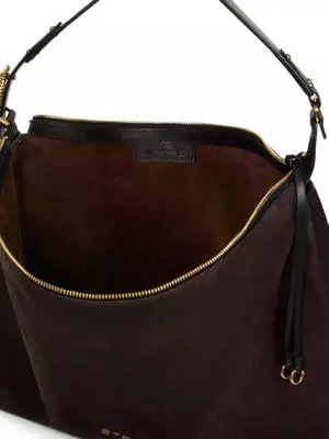 Etro Large Suede Rosette Bag